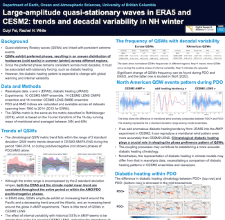 Large-amplitude quasi-stationary Rossby wave events in ERA5 and the ...